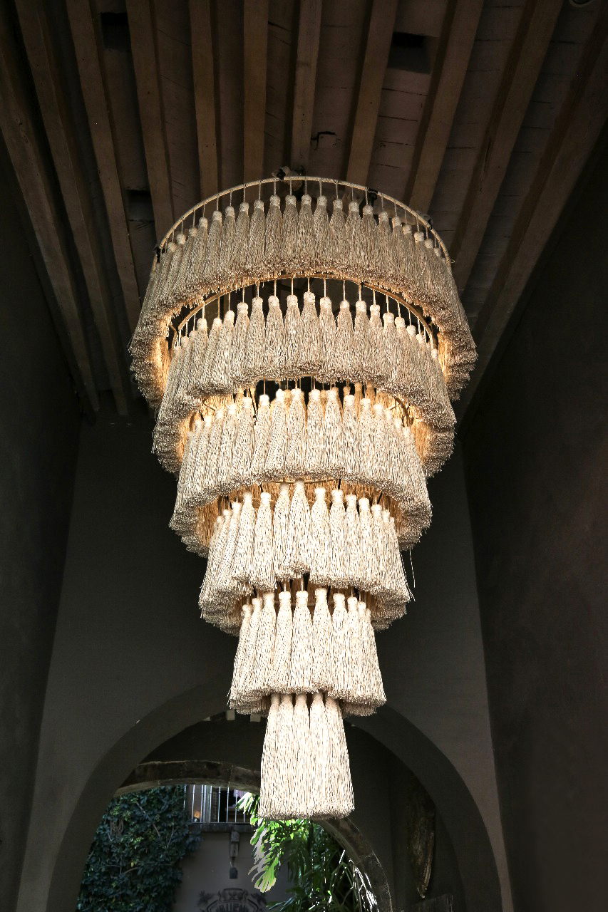 SANSEVIERIA TASSEL CHANDELIER - Angela Damman